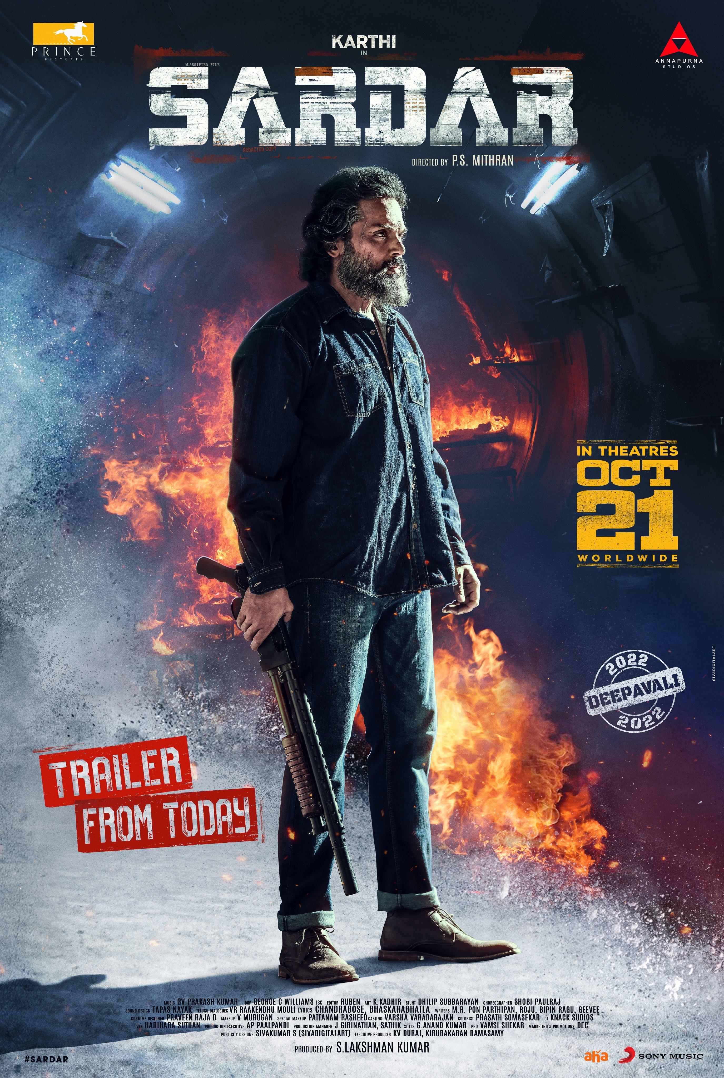 Sardar Trailer: Karthi in a racy spy action entertainer! Tamil Movie, Music Reviews and News